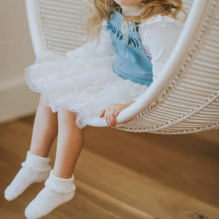 Bebe Drop Needle Socks - Cloud – Maternal Instinct